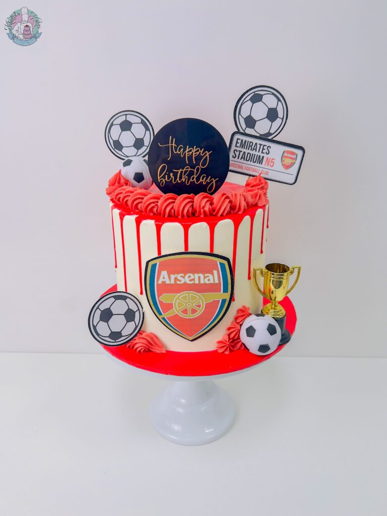Celebrate With A Football Drip Cake | Khalids Kakes