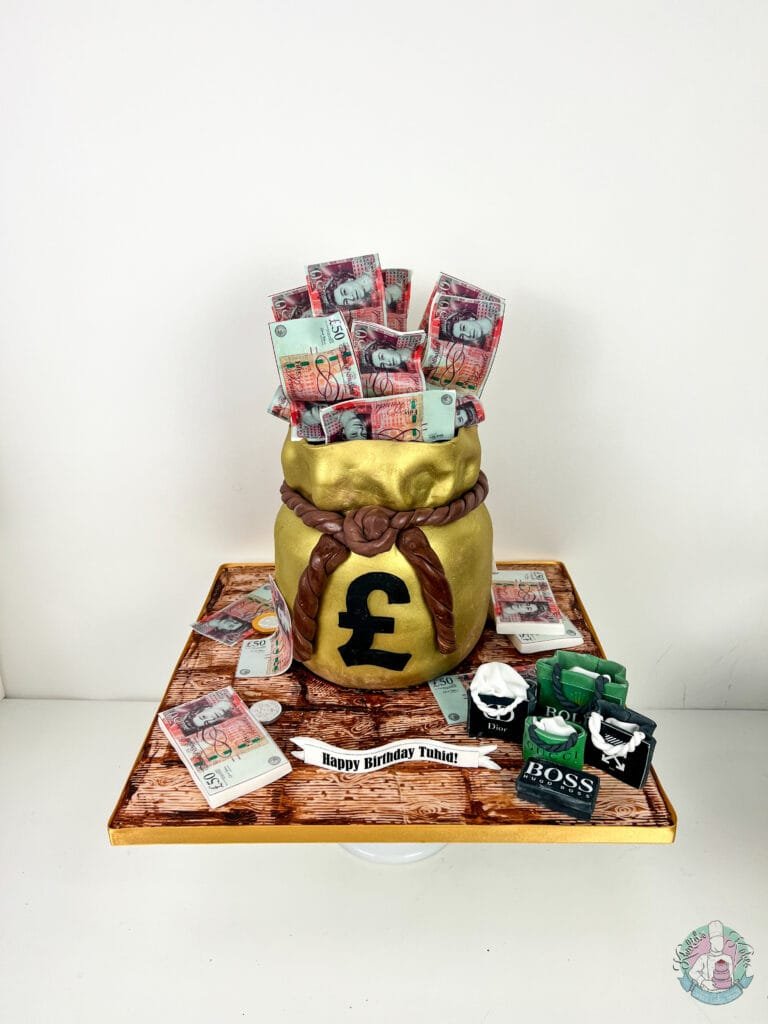 Money Bag Cake | Khalids Kakes