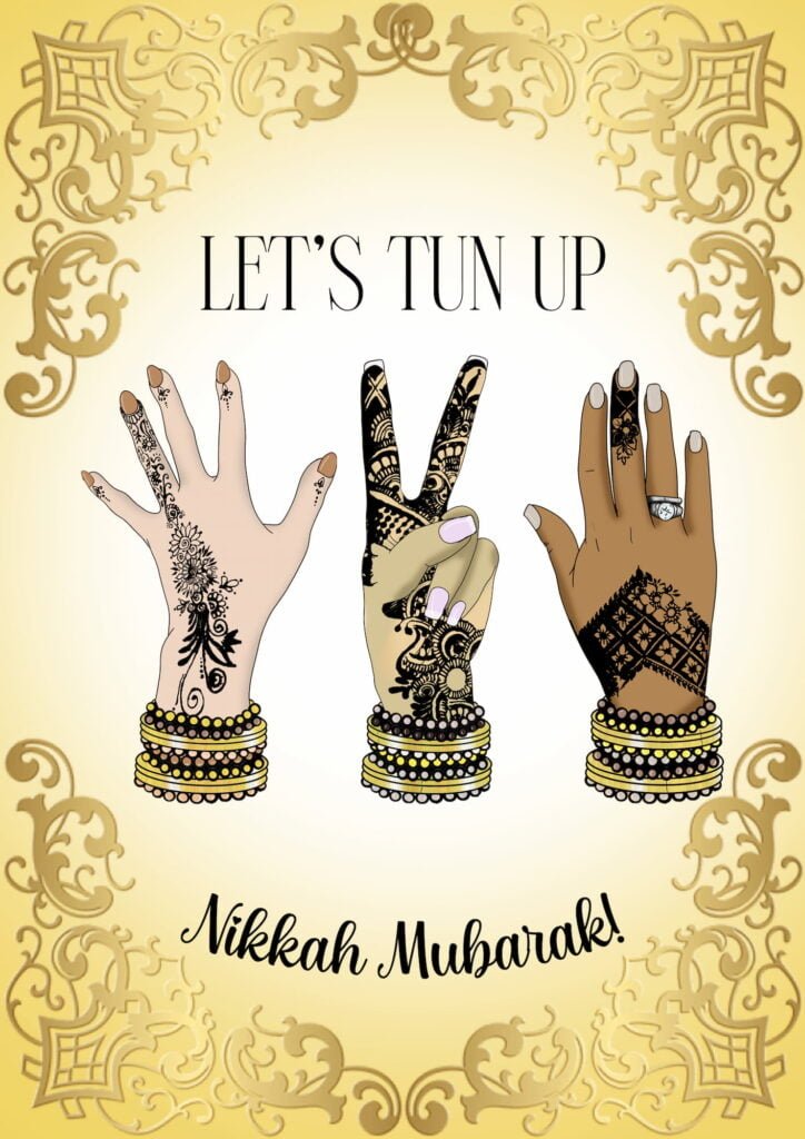 Nikkah Mubarak Card | Khalids Kakes